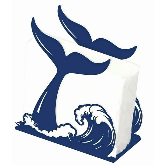 Hyjoy Whale Tail Holder for Table Whales and Waves Serviette Dispenser ...