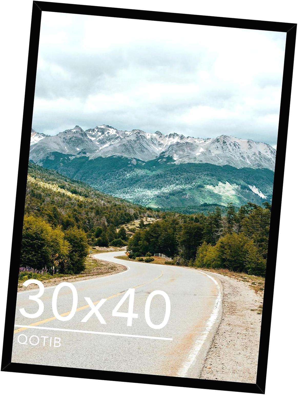 Hyjoy Wood 30x40 Picture Frame for Wall Display, 30 x 40 Inch Poster Photo Frame Suitable for ...