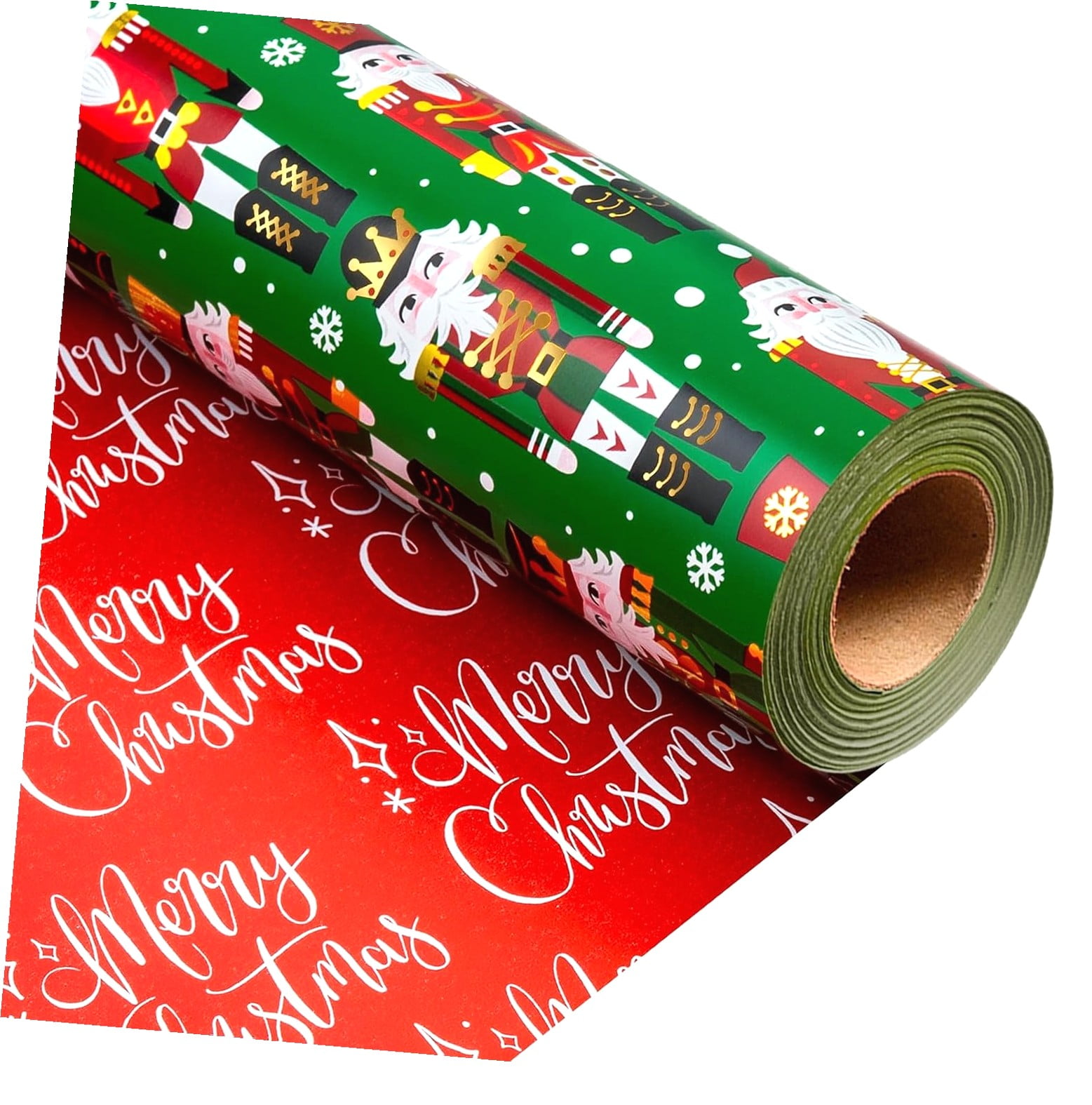 Hyjoy ible Holiday Paper, Funky Print Thick Metallic Foil Wrap for ...