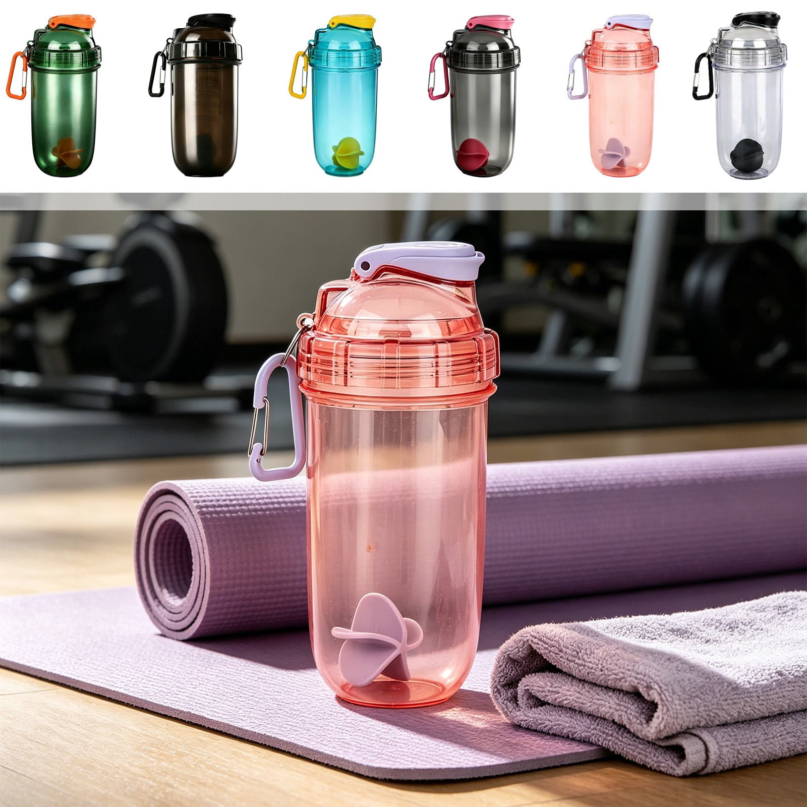 Hyknon Protein Shaker Bottle, 650ML/21.98oz BPA-Free Leak Proof Shake ...
