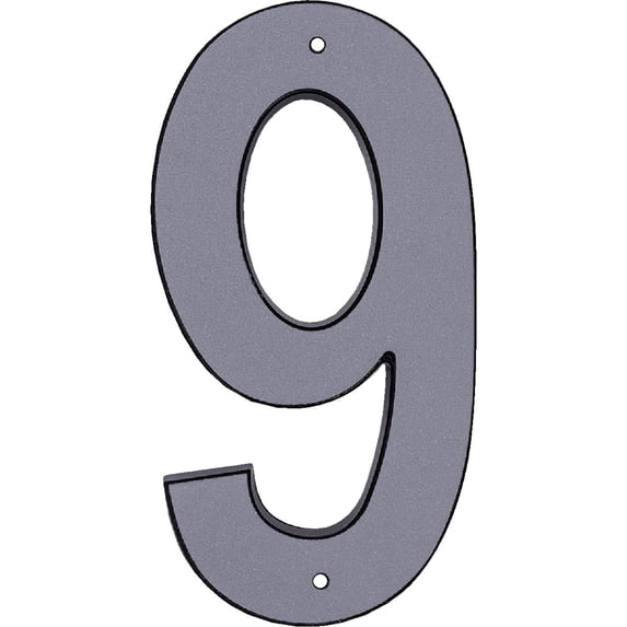 Hyko Prod. Midwest Fastener Hy-Ko Reflective Plastic Number - Pack of 6 ...
