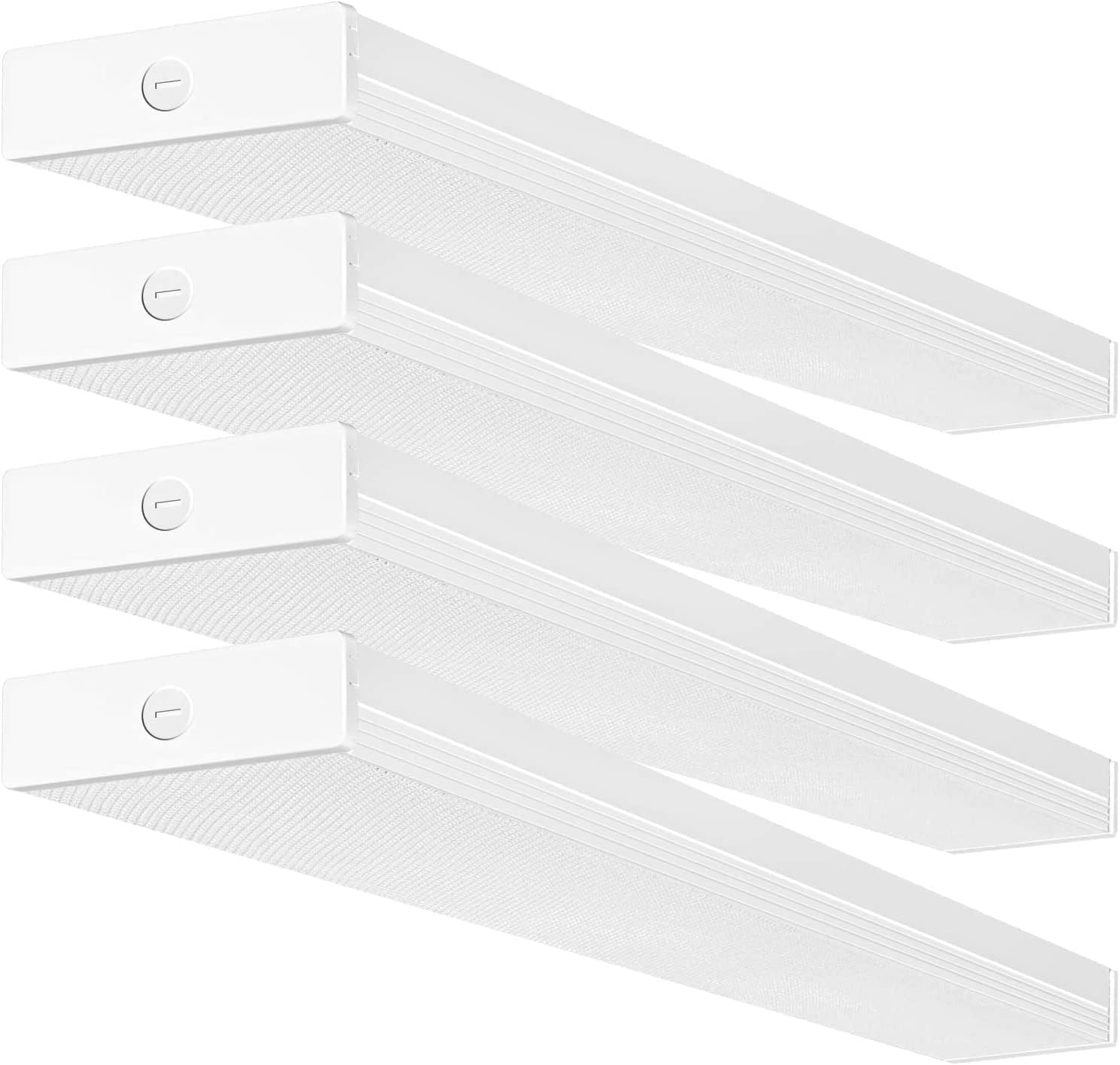 NICOR Lighting 2 Ft. Single-Row T8 Fluorescent Linear Strip Light ...