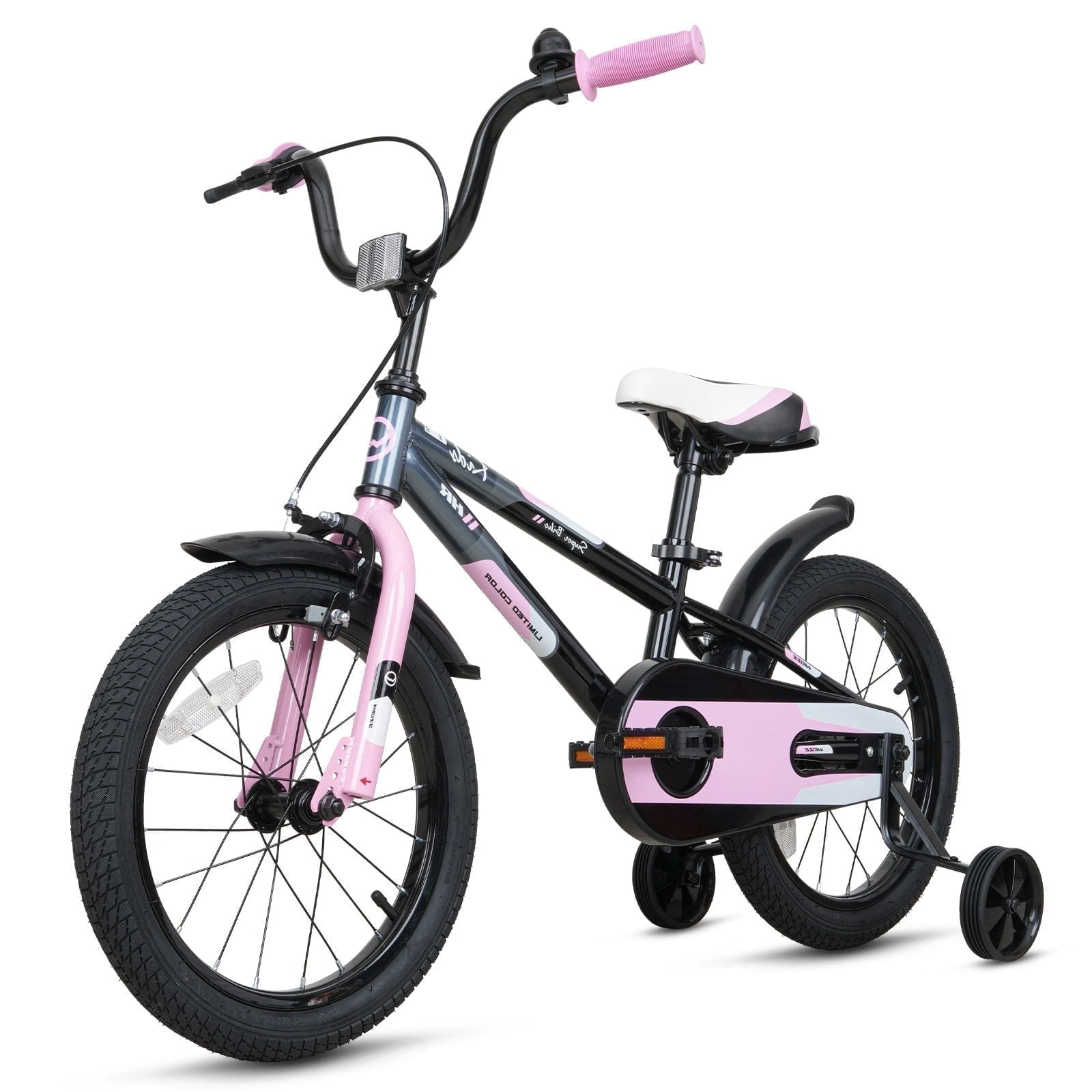 Hykolity Kids Bike Boy Girl Bicycle 16 inch for Children Age 4-6 Height ...