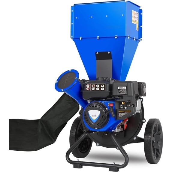 Hykolity, Wood Chipper, 224cc 7.5 HP Gas Powered, 3-inch Max Capacity ...