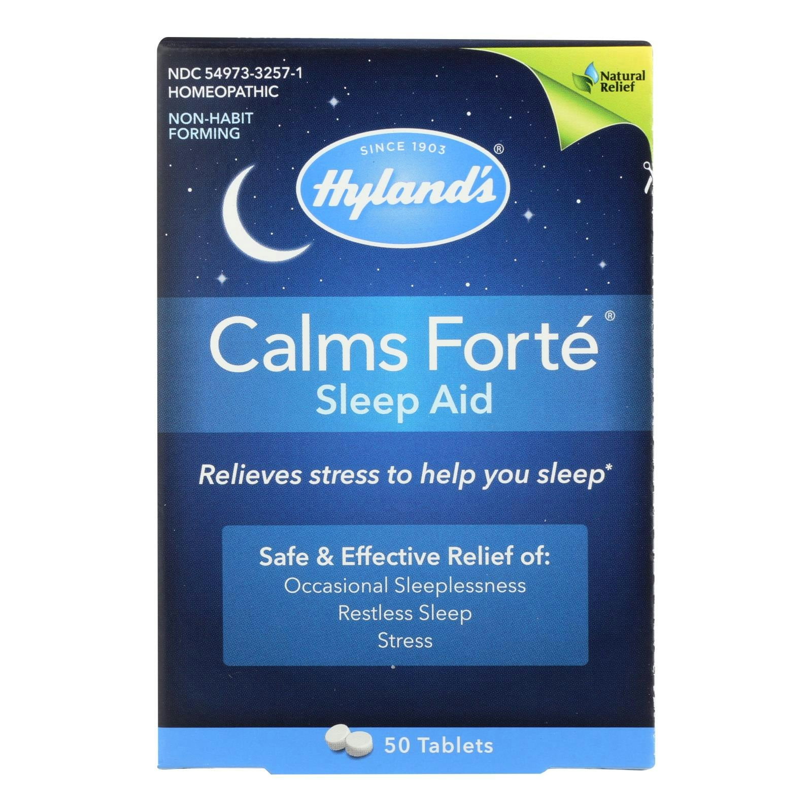 Hyland's Calms Forte 50 Count 50 Tablets (Pack Of 6) - Walmart.com