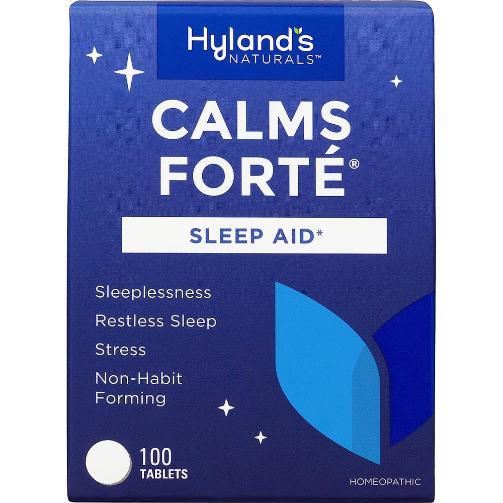 Hyland's Calms Forte Sleep Aid - 100 ct HSA/FSA Eligible - Walmart.com