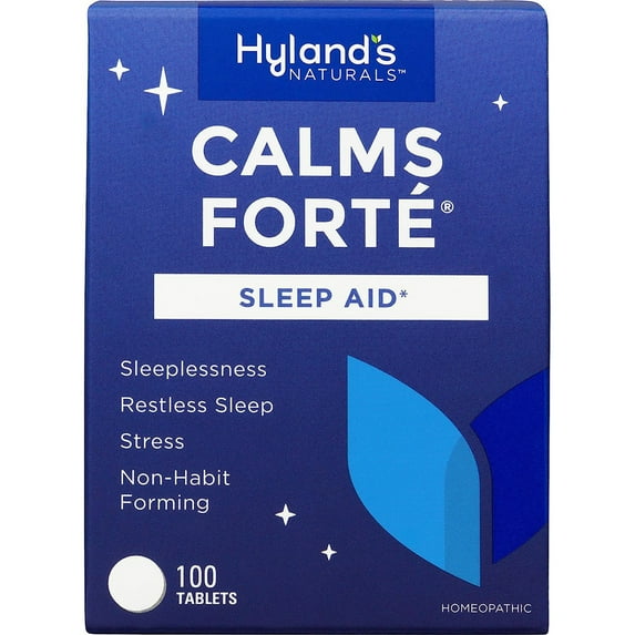 Hyland's Calms Forte Sleep Aid - 100 ct HSA/FSA Eligible - Walmart.com
