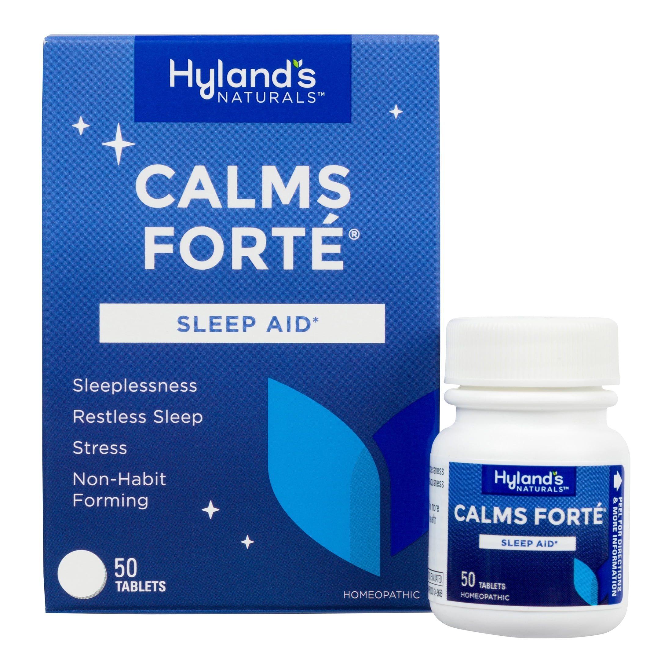 Hyland's Naturals Calms Forte' Sleep Aid Tablets, Natural Relief of ...