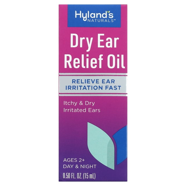 Hyland's Dry Ear Relief Oil, Relieve Ear Irritation, Itchiness ...