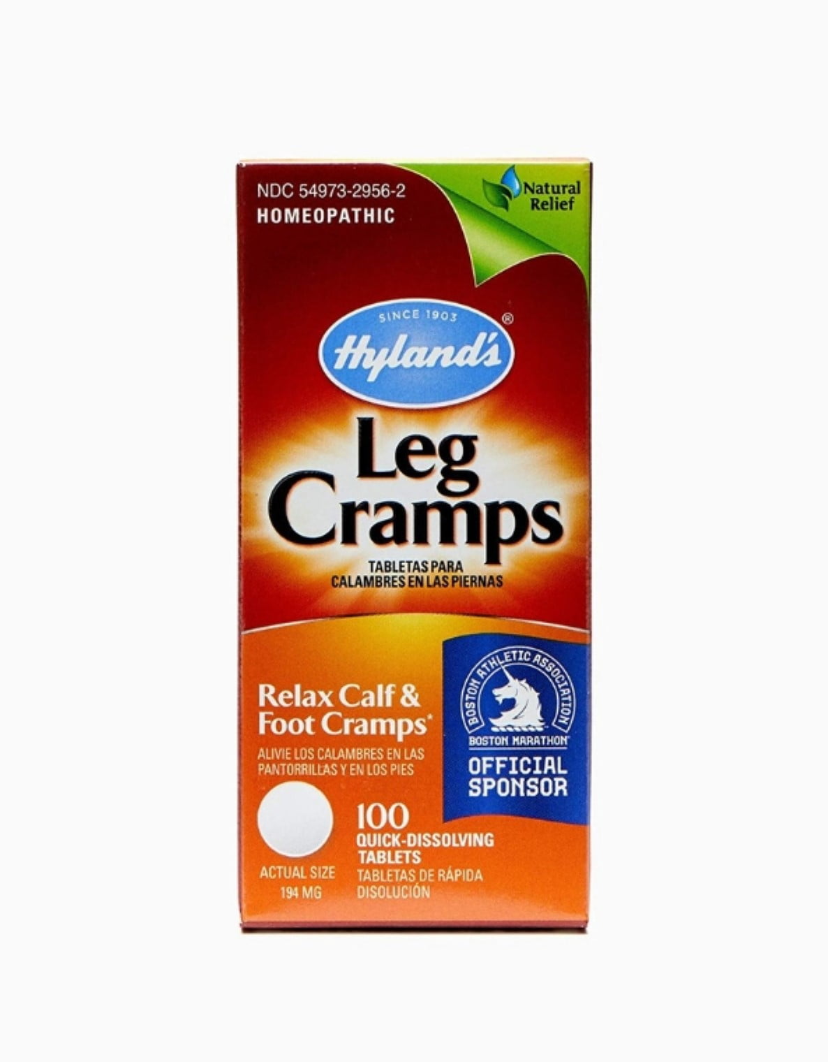Hyland's Leg Cramps Quick-Dissolving Tablets 100 ea - (Pack of 4 ...