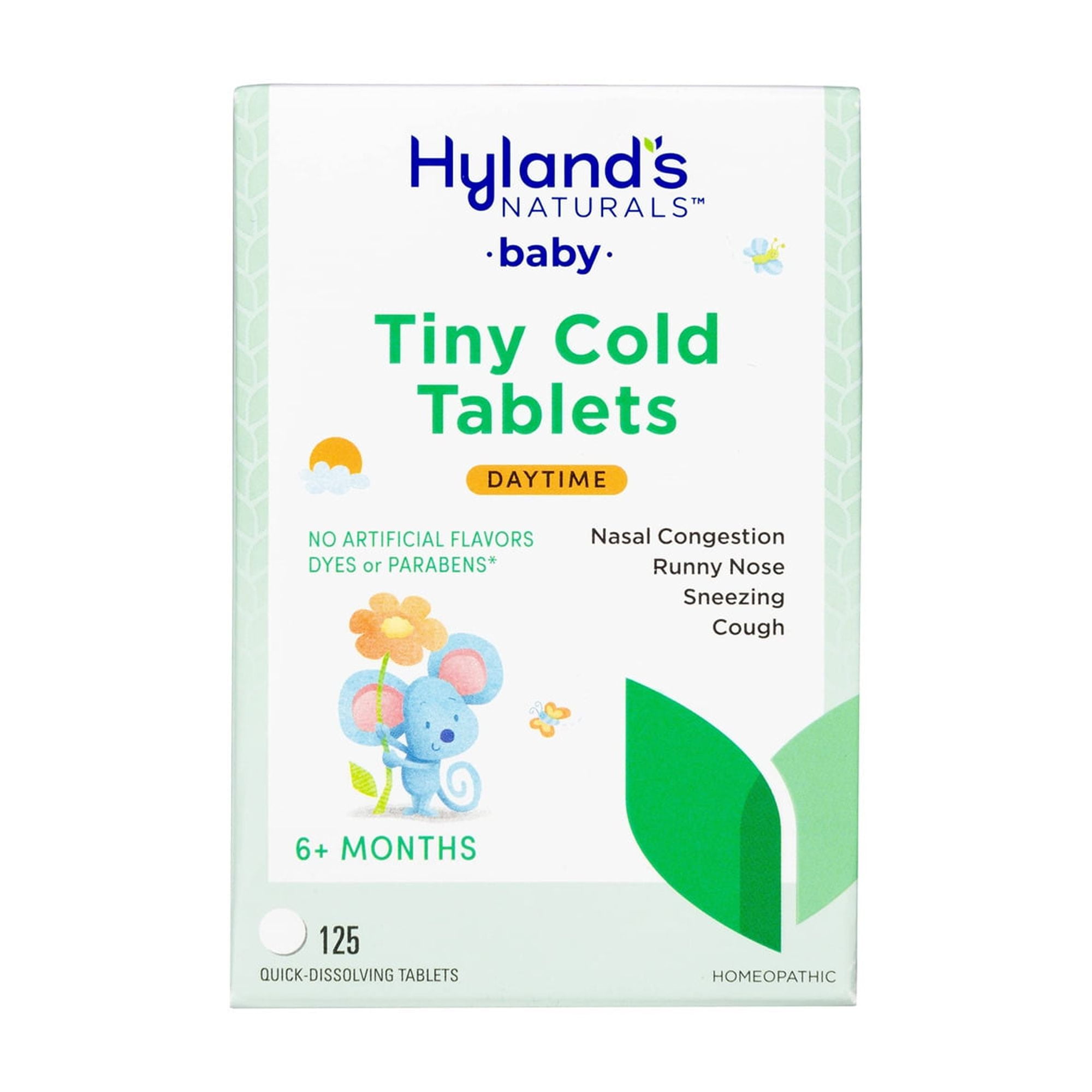 Hyland's Naturals Baby Tiny Cold Tablets Daytime Infant and Baby Cold ...