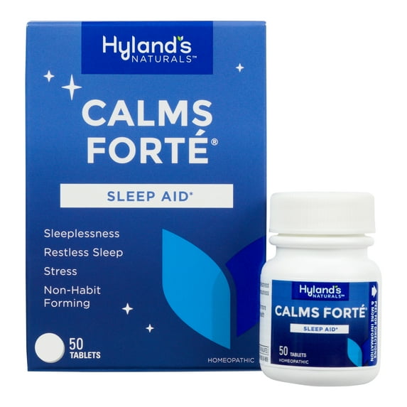 Hyland's Naturals Calms Forte' Sleep Aid Tablets, Natural Relief of ...