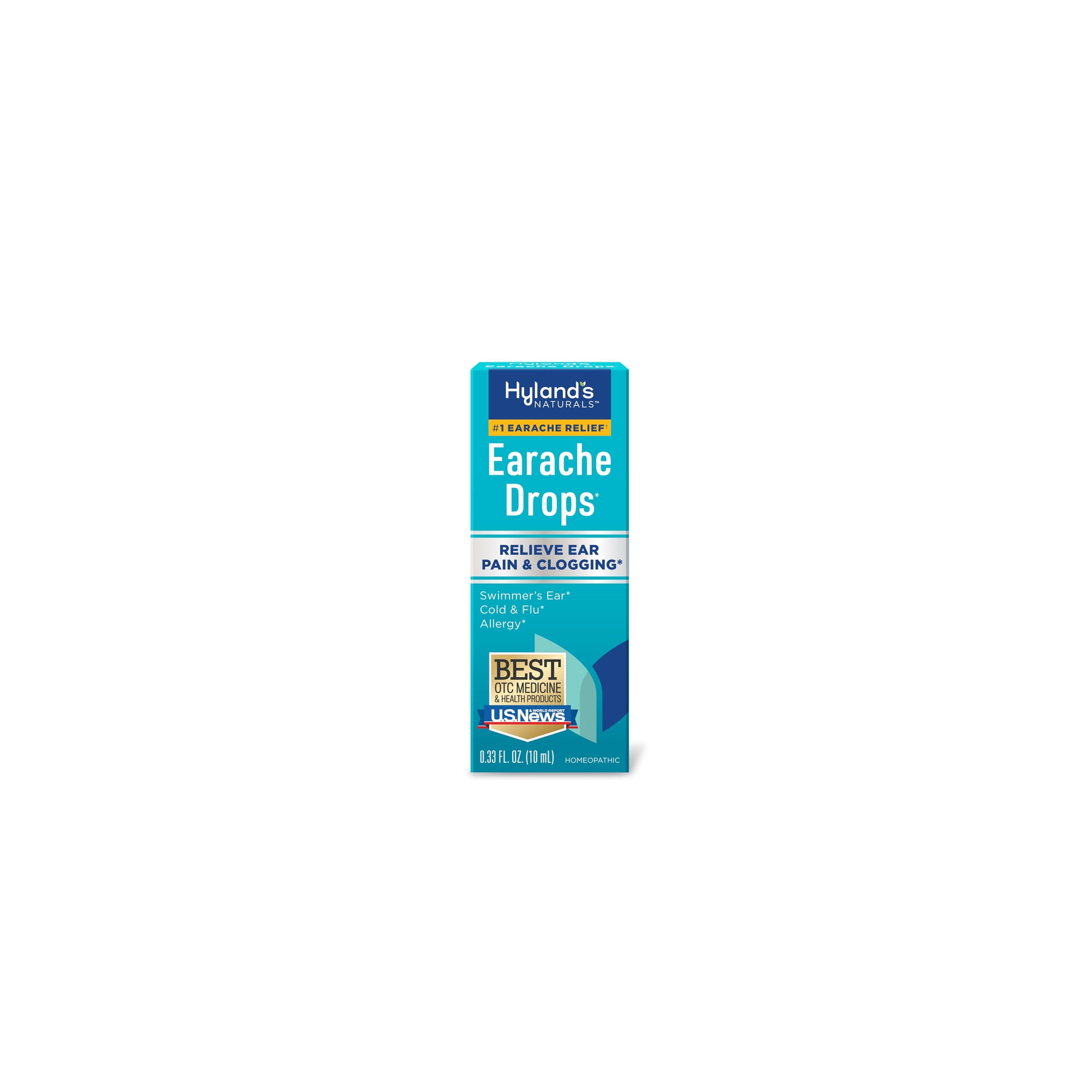 Hyland's Naturals Earache Drops, Natural Relief of Swimmer's Ear (Pack ...