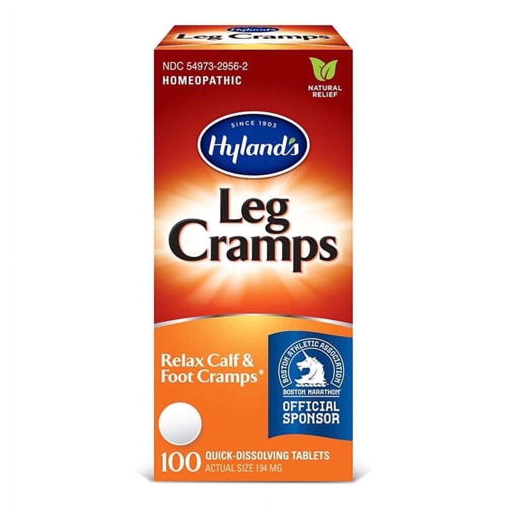 Hylands Dissolvable Leg Cramps Relief Tablets, 100 Ea - Walmart.com