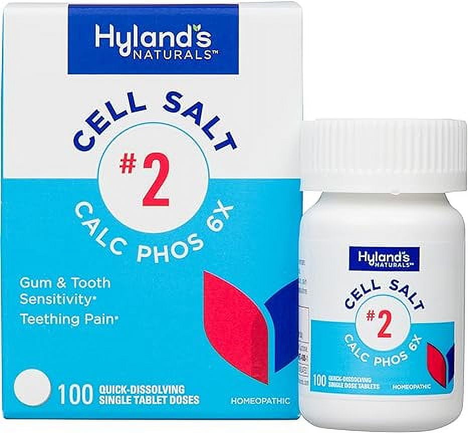 Hylands Naturals Cell Salt No 2 Calc Phos 6X Tablets, Natural ...