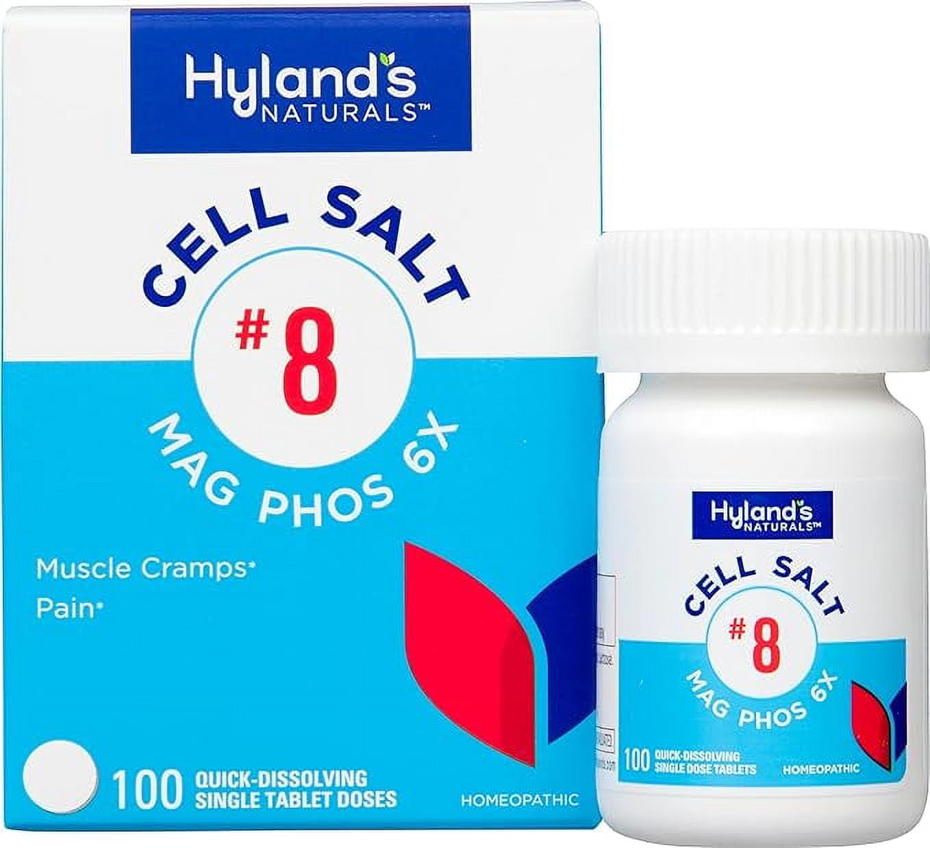 Hylands PMS Relief Magnesia Phosphorica 6X Number 8 Cell Salt Tablets ...