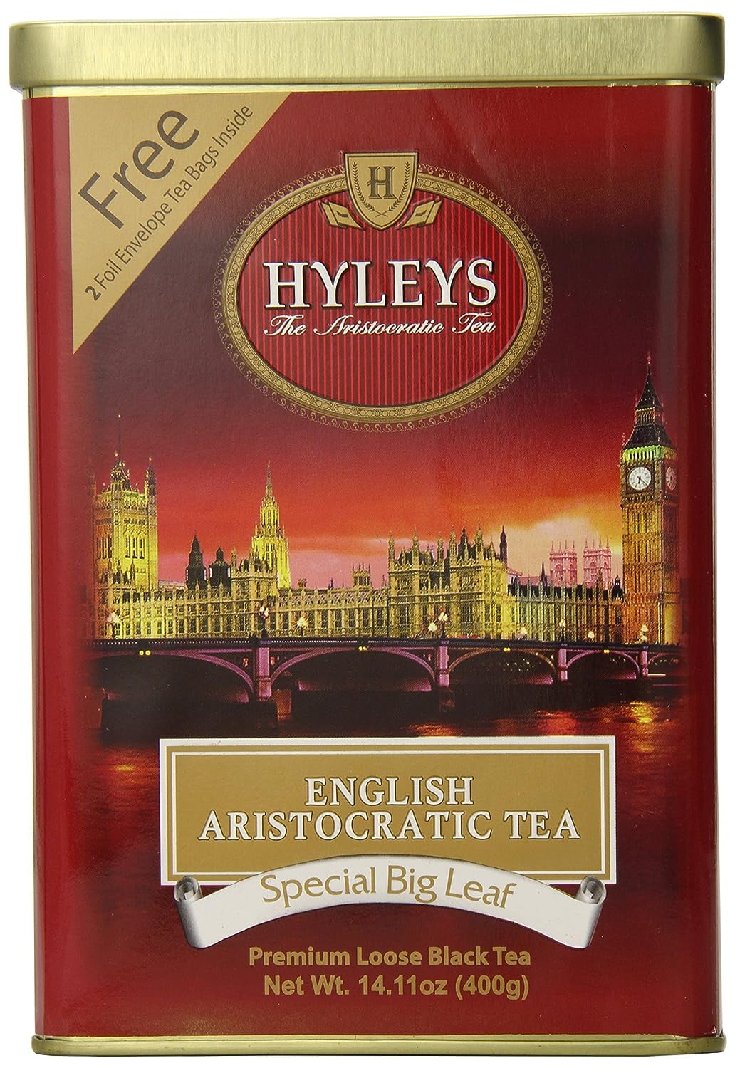 Hyleys English Aristocratic Black Tea - Big Leaf Loose - 14.11 oz (400g ...