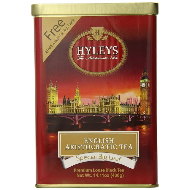 Hyleys English Aristocratic Black Tea - Big Leaf Loose - 14.11 oz (400g ...