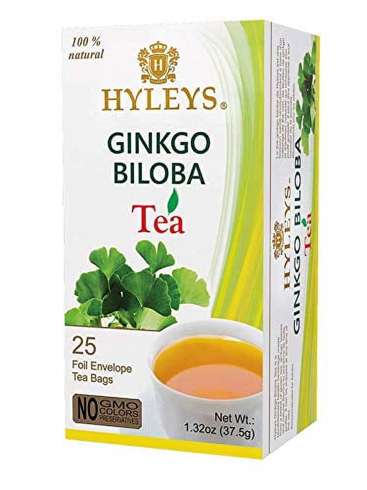 Hyleys Ginkgo Biloba Green Tea - 25 Tea Bags - Walmart.com