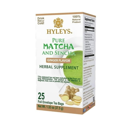 Hyleys Green Tea with Moringa Oleifera Mango Flavor - 25 Tea Bags ...