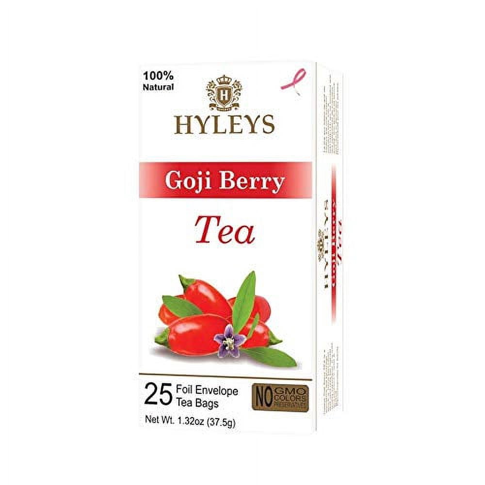 Hyleys Green Tea with Senna Goji Berry Flavor - 25 Tea Bags - Walmart.com