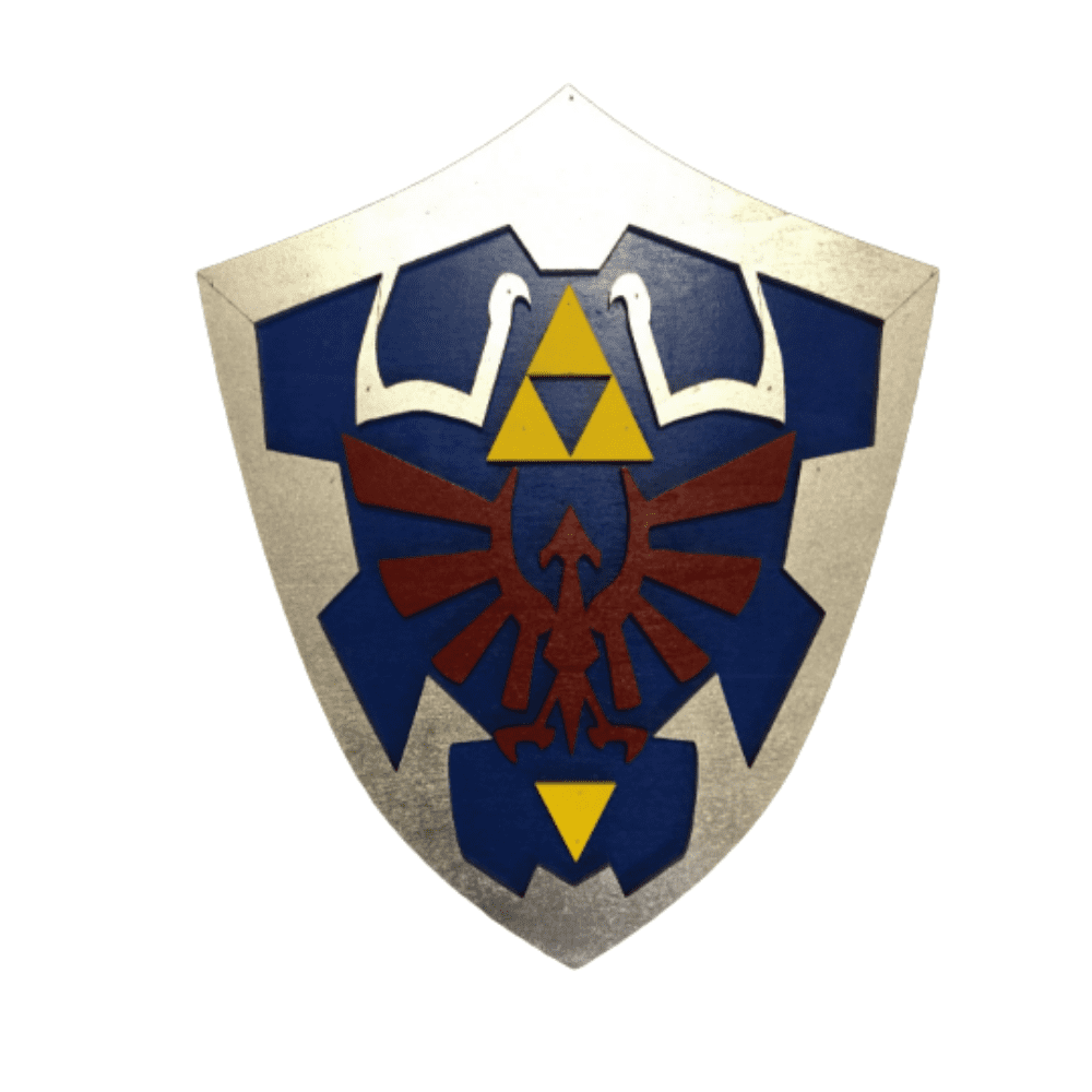 Hylian Shield Cosplay Prop | 14" Wooden Legend of Zelda Shield | Link ...