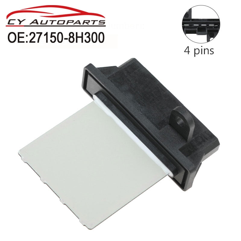 Hylic Heater Fan Motor, Fan Resistor, Manual Override, 4 Pin, Nissan X ...