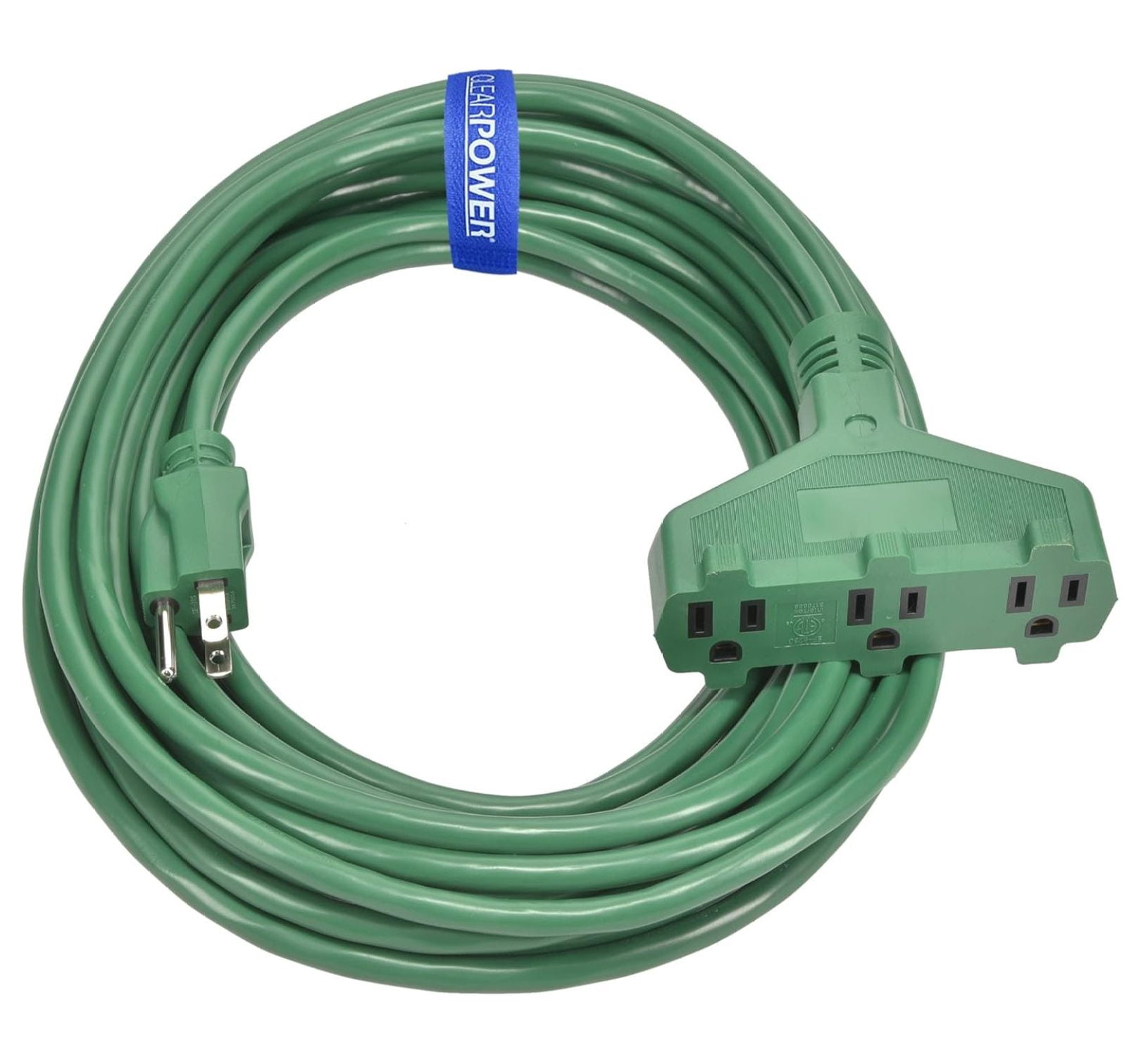 Hymkun 35 ft 3 Outlet Lawn & Garden Outdoor Extension Cord 16/3 SJTW ...