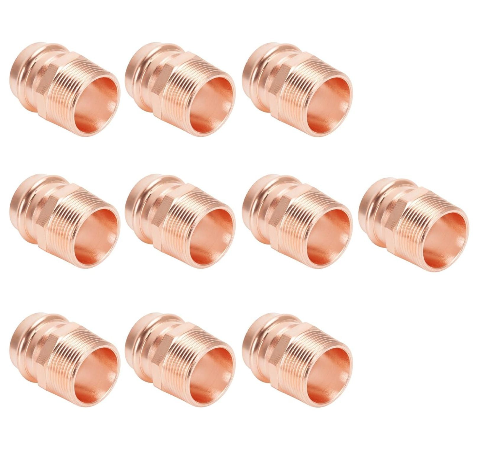 Hymkun Copper Press Fittings 1/2 inch Male Adapter Pressure Copper ...