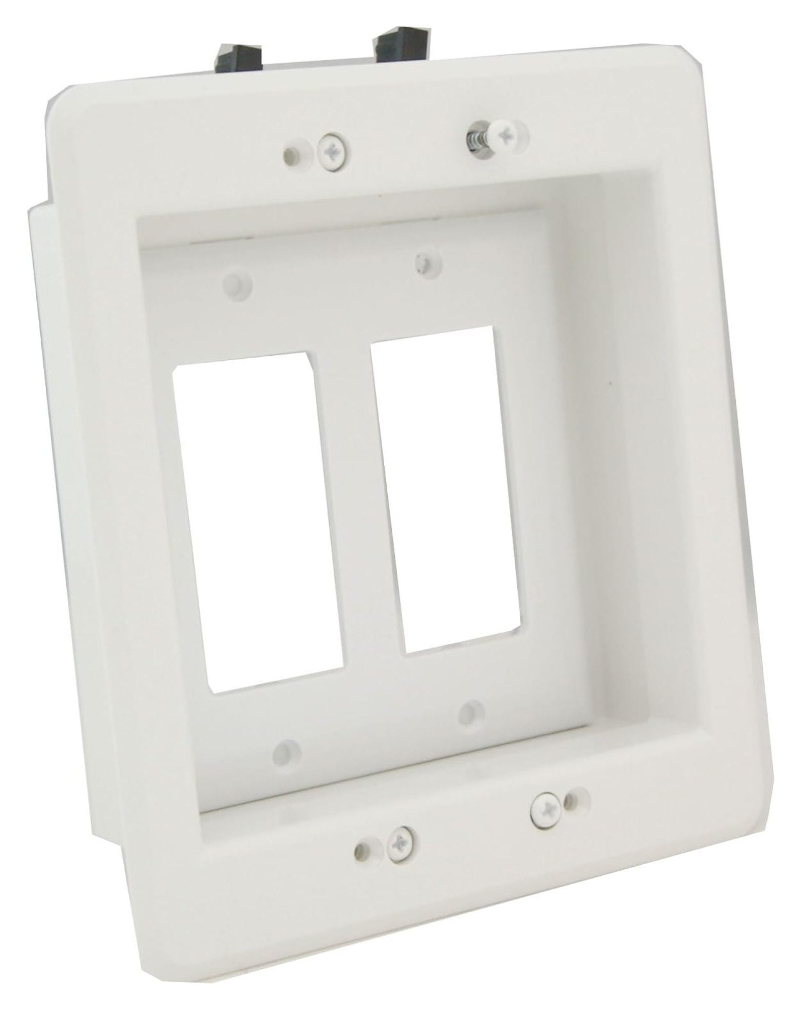 Hymkun LVU2W-1 Recessed Low Voltage Mounting Bracket with Paintable ...