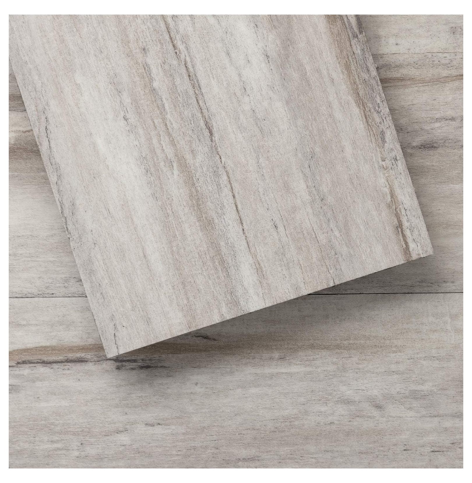 Hymkun Luxury Vinyl Flooring Tiles | Peel and Stick Floor Tile for DIY ...