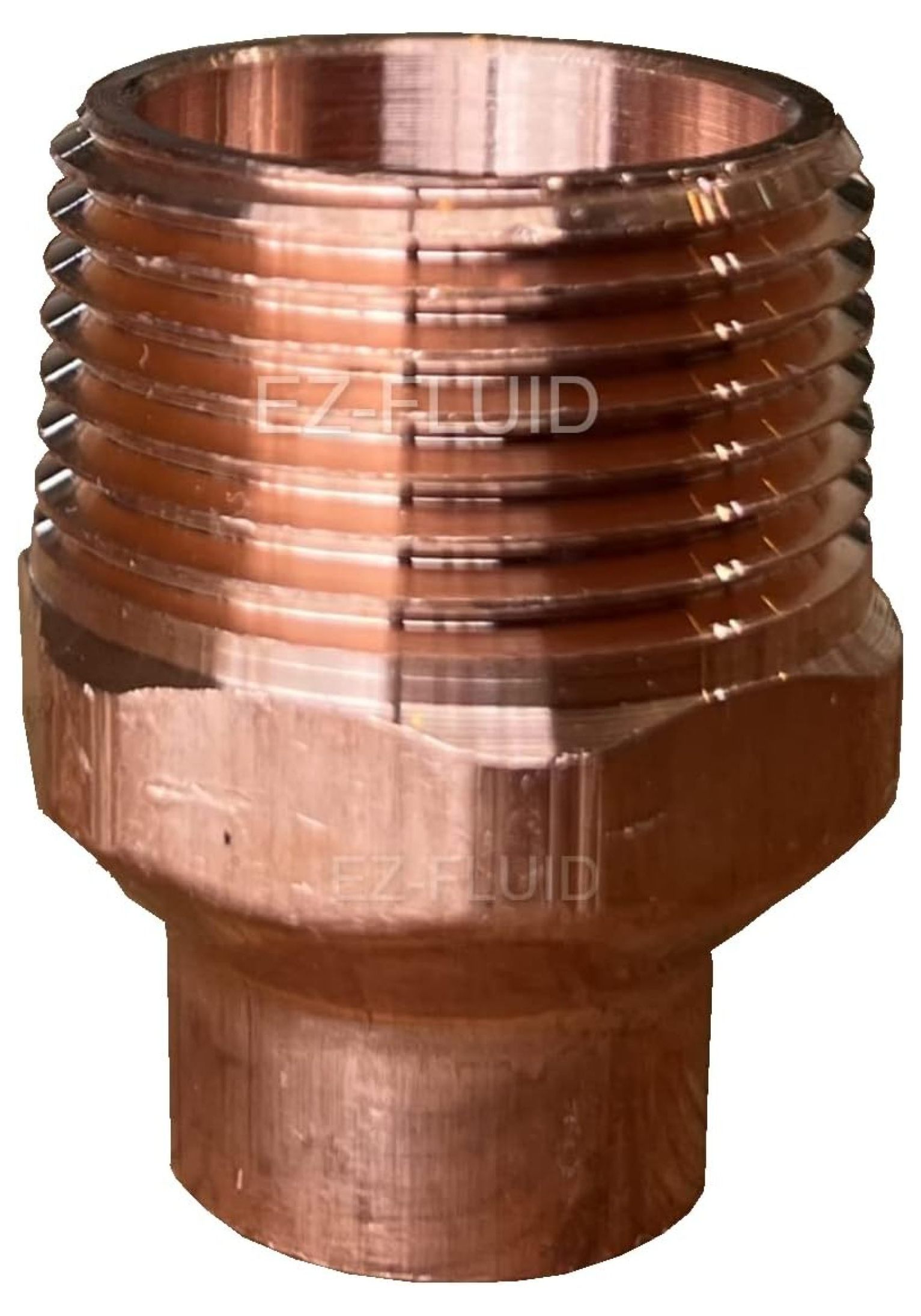 Hymkun Plumbing (1-Pcs) 1" Solder x 1-1/2" MIP LF Copper Male Adapter,C ...