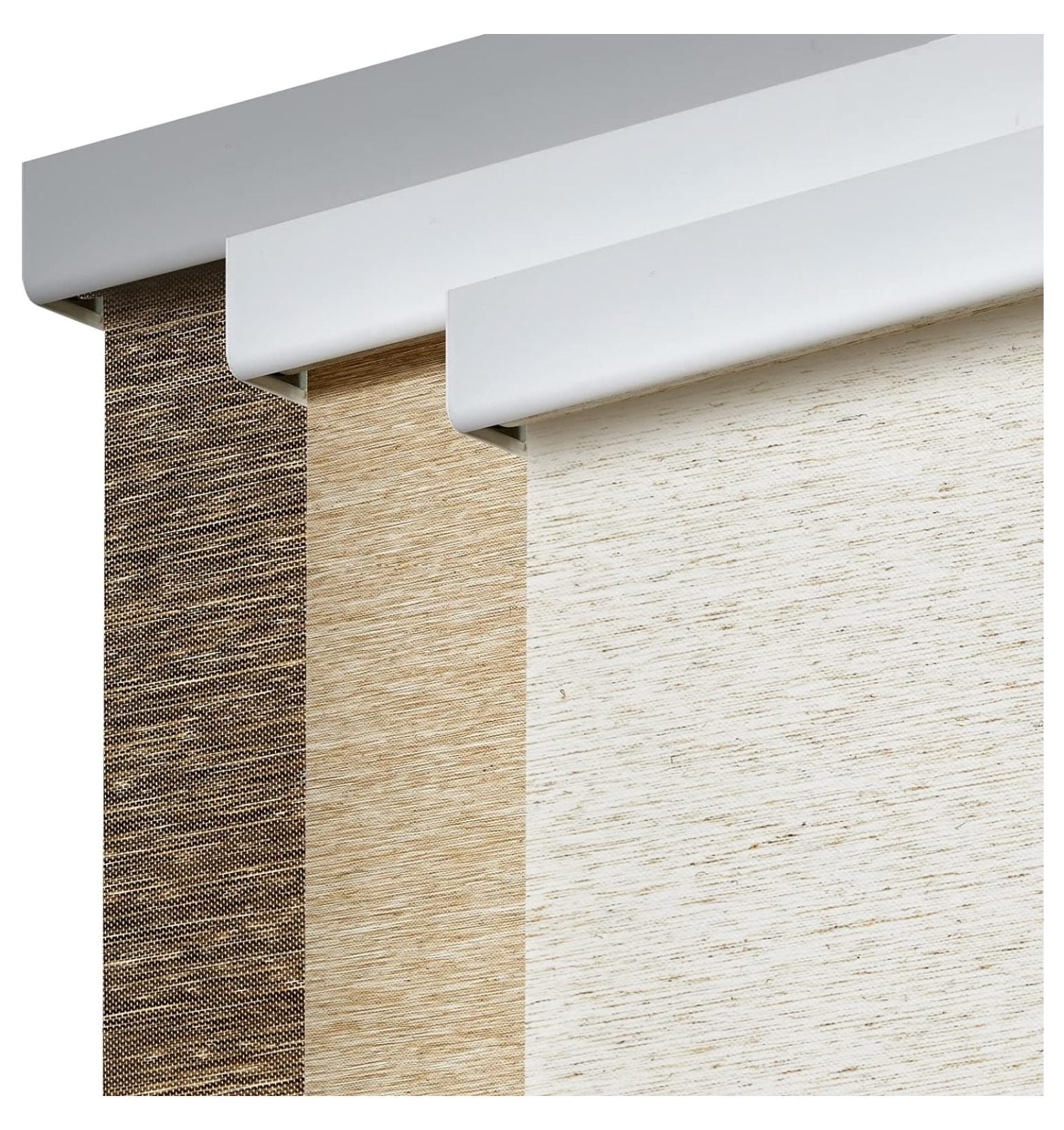 Hymkun Windows Blinds -Stop Cordless Blinds (Cream 30" W x 72" H ...