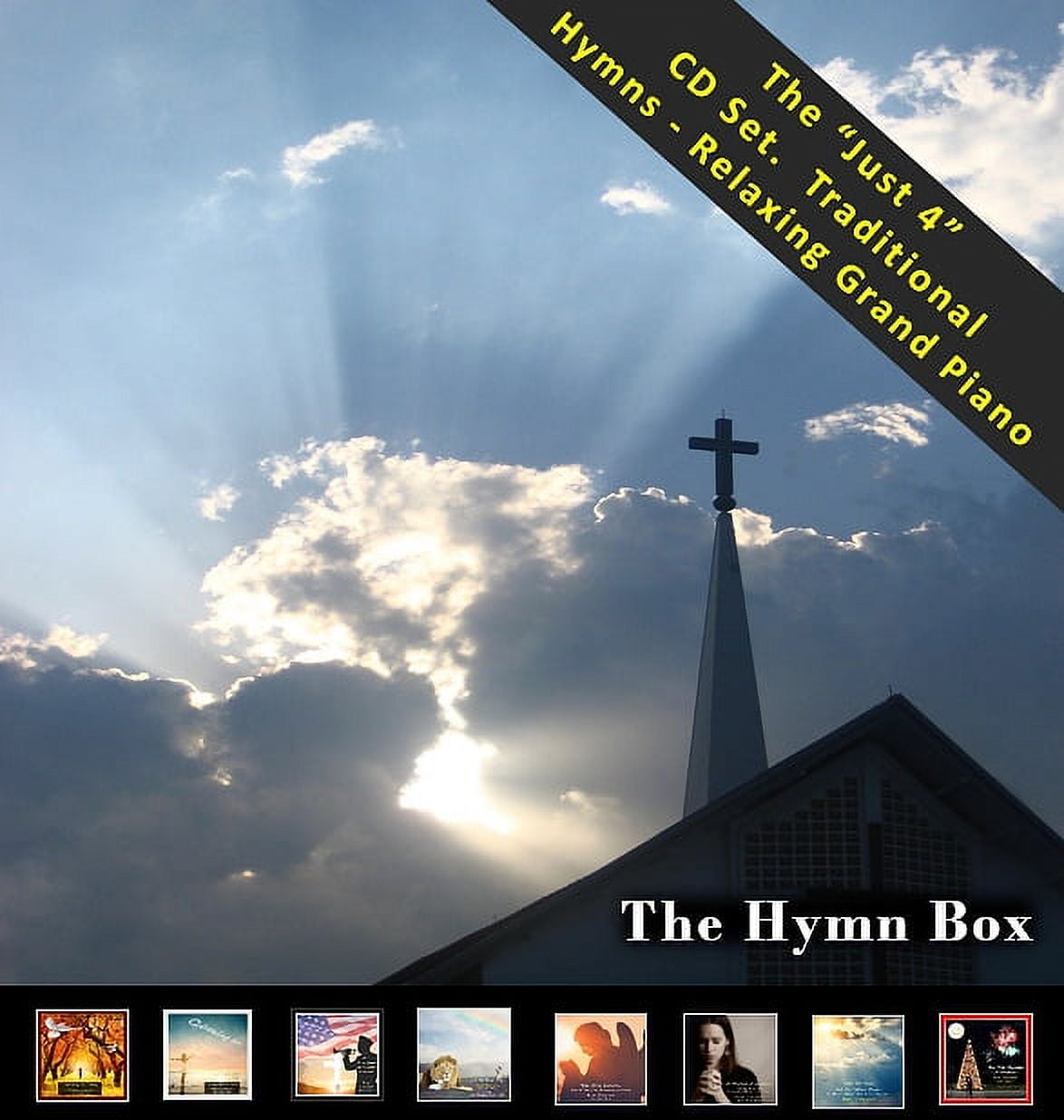 The Hymn Box - 4 Traditional Christian Hymn CDs - Religious Piano Music ...