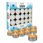 Long Last Bulk Pack Amari White Unscented Indoor/Outdoor Tealight ...