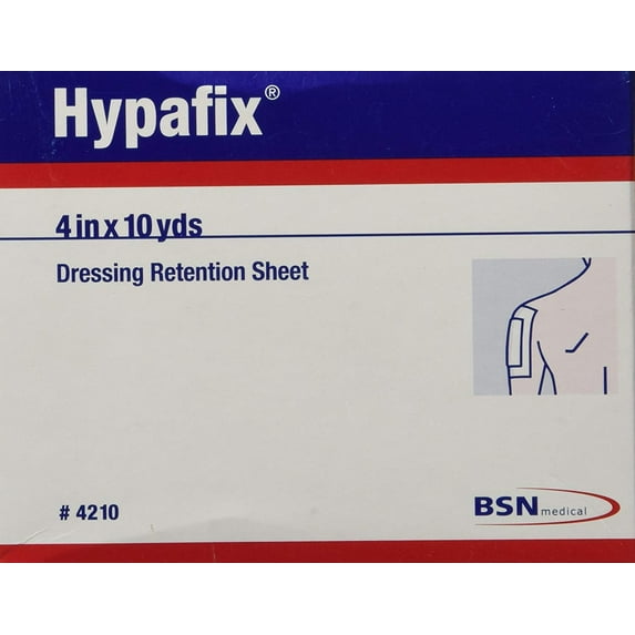 "BSN Hypafix Dressing Retention Sheet Roll 4""x10 Yards ...