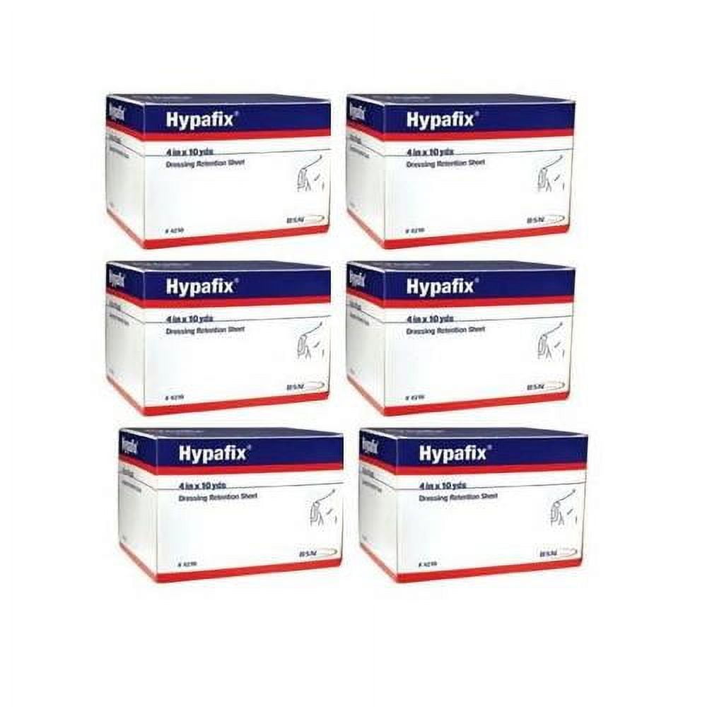 Hypafix First Aid Adhesive Dressing Retention Tape - 4" x 10 yards - 6 ...