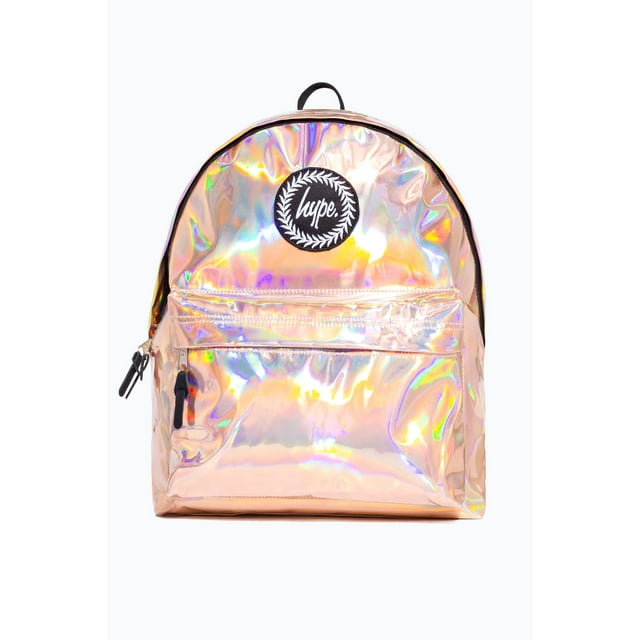 Hype Rose Gold Holographic Backpack - Walmart.com