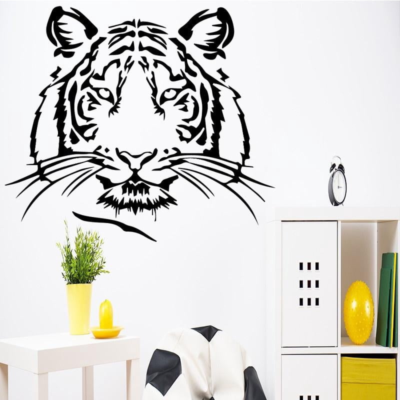 Hype Surrounding Tiger Removable Wall Stickers DIY Decal Wallpaper for ...