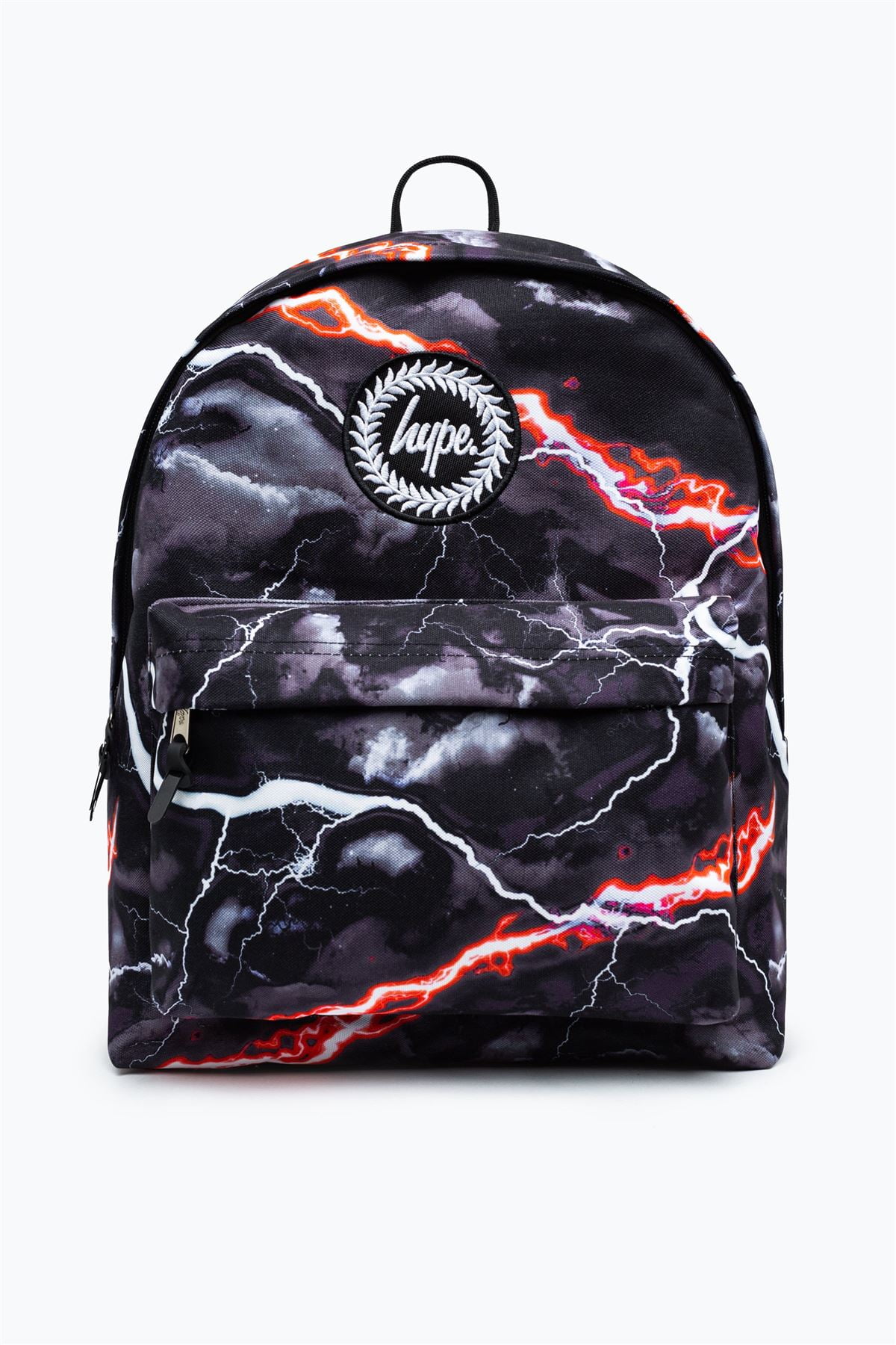 Hype Unisex Black Smokey Storm Outline Crest Backpack - Walmart.com