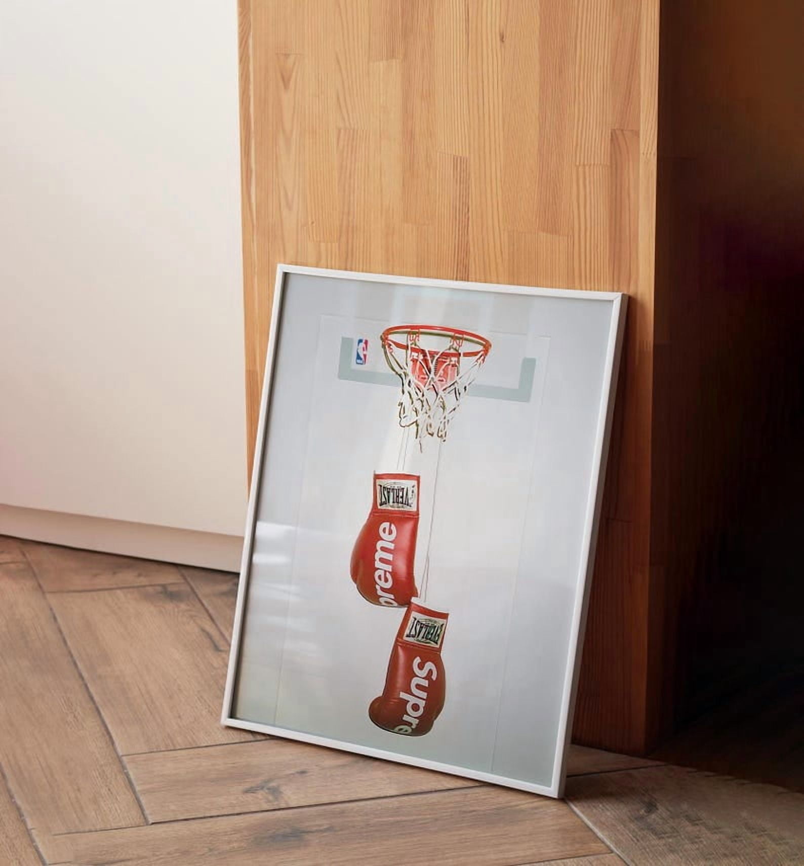 Hypebeast Boxing Gloves Basketball Hoop Wall Art Trendy Sports Decor ...