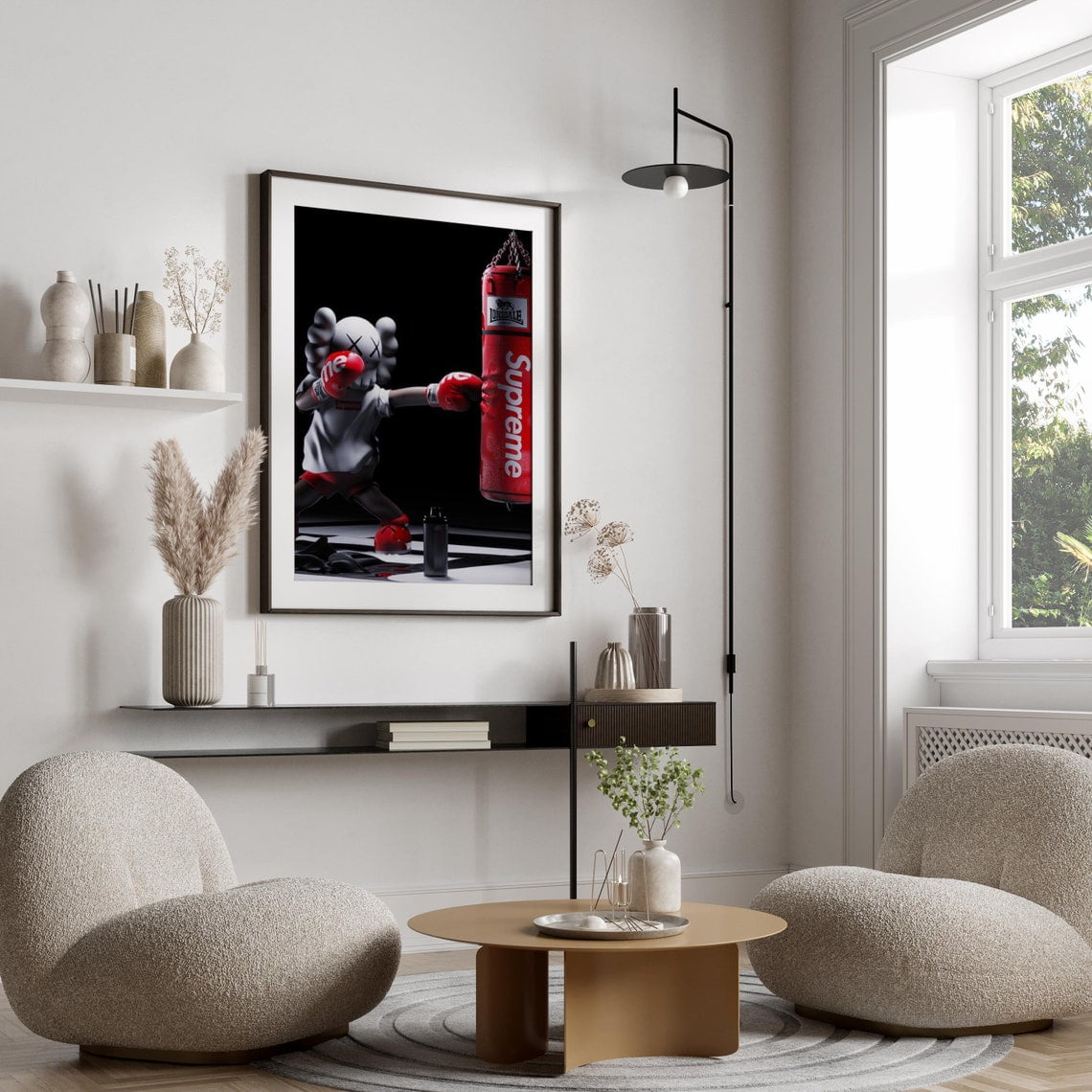 Hypebeast Poster, KAWS Boxing Supreme Poster, Hypebeast, Hypebeast ...