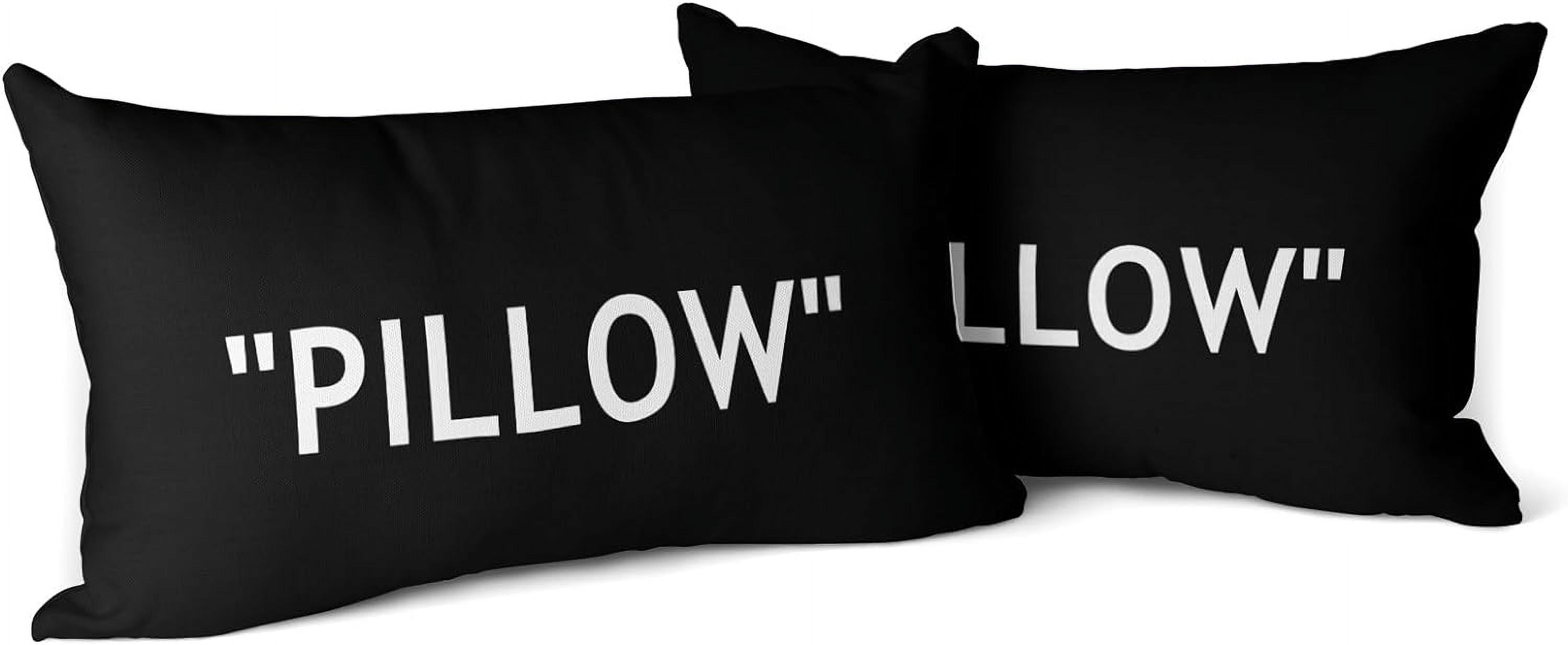 Hypebeast Room Decor,Off Black Inspired Pillow Quotation Decorative Set ...