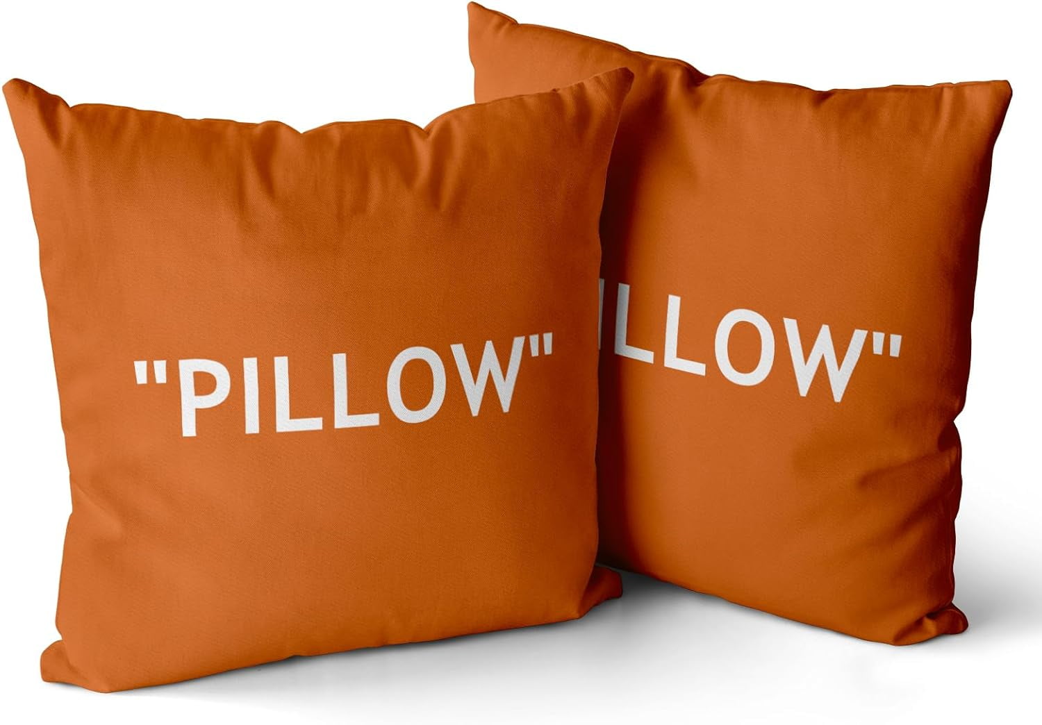 Hypebeast Room Decor,Off Orange Inspired Pillow Quotation Decorative ...
