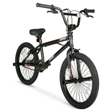 20" Mongoose Rebel X2 Kids BMX Bike, 20" Wheels, Children Ages 6+, Black & Blue Bicycle ...