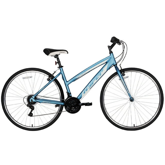 Hyper Bicycles 700c Ladies Spin Fit Hybrid Bike for Adults, Teal and ...
