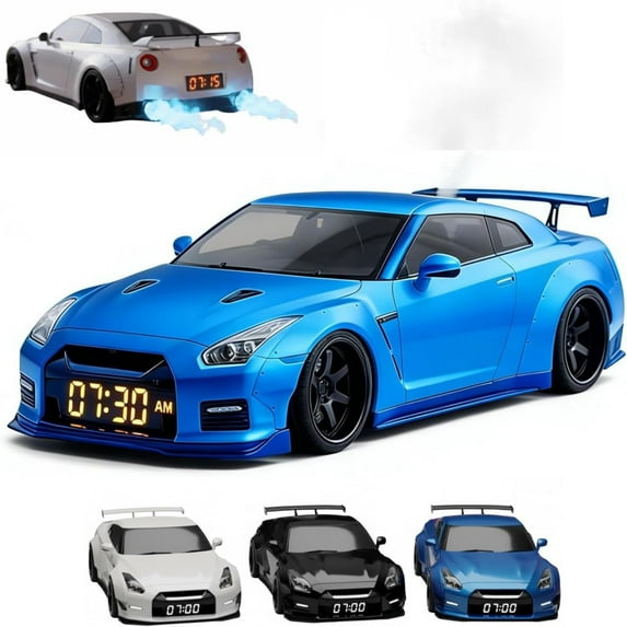 Hyper Car Alarm Clock, Realistic Engine & Light Effects, Crystal Clear ...