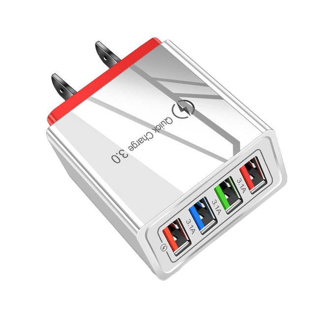 Hyper Charge Pro Charger, 4-Port Quick Charge 3.0 Hub with Temperature Control and Fast Charging ...