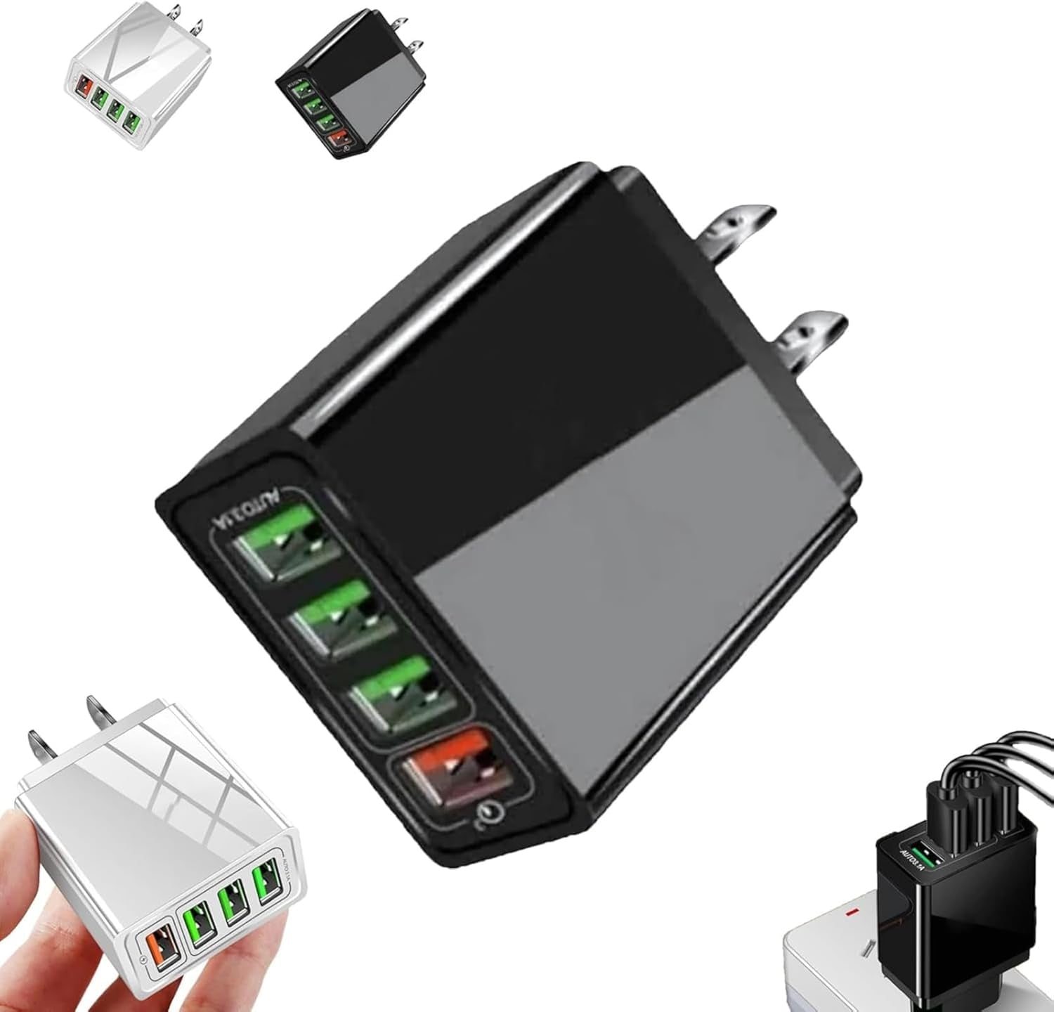 Hyper Charge Pro, Hyper Charge Pro Charger, 4-Port Quick Charge 3.0 Hub ...