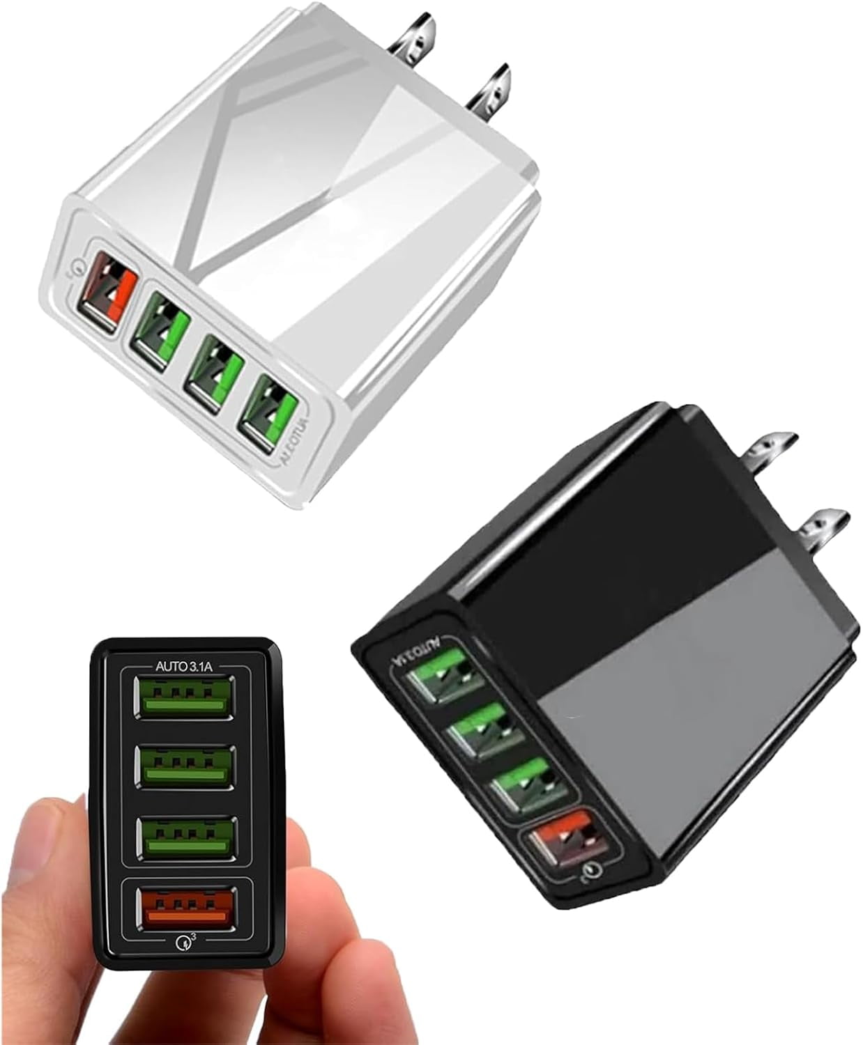 Hyper Charge Pro, Hyper Charge Pro Charger, 4-Port Quick Charge 3.0 Hub ...